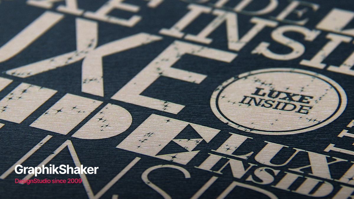 French Spirit, création de visuels typographiques pour le salon Printor ...