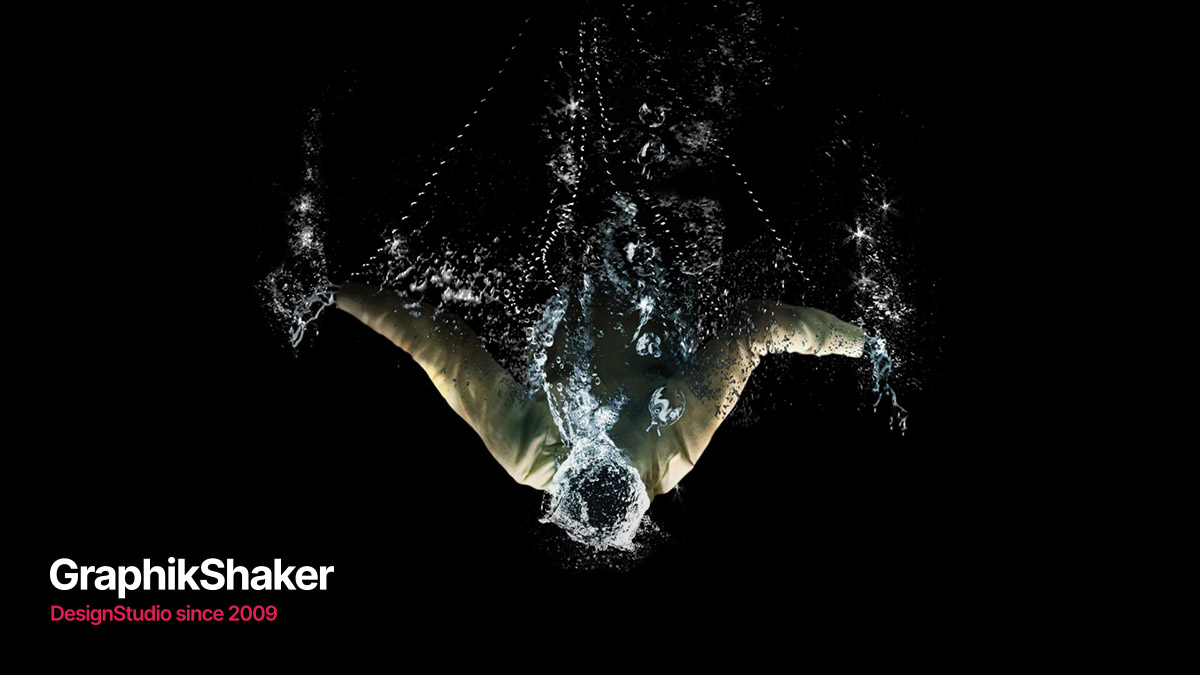 Compagnie Rêvolution, affiche de la tournée européenne du spectacle "Bliss" - GraphikShaker